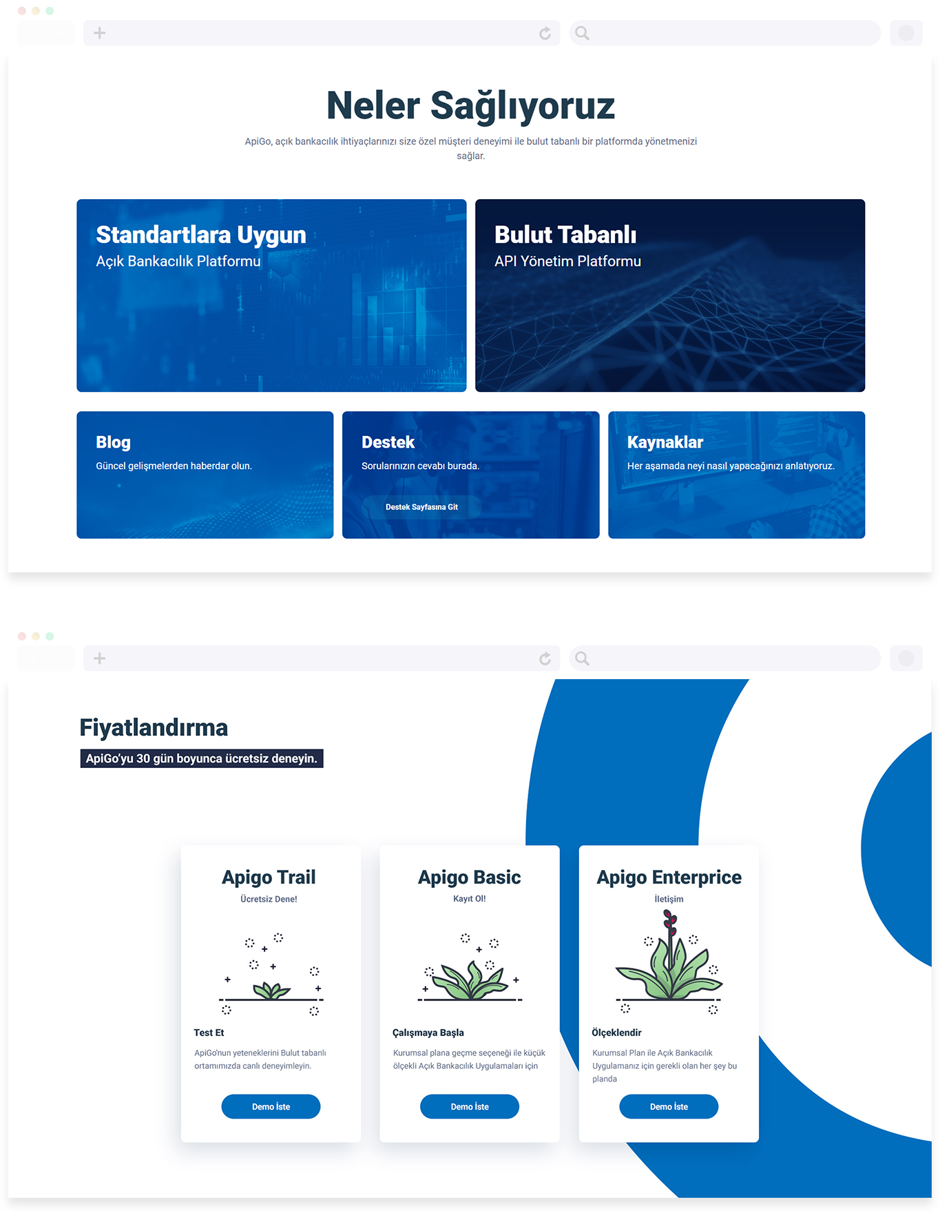 APİGO - WEB VE MOBİL UYGULAMA | Enüstkat Interactive